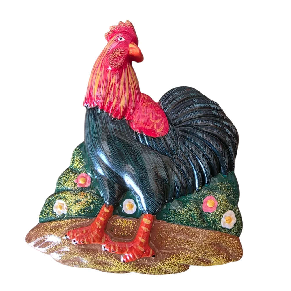 Accents | Colorful Rooster Magnent Decor Set | Poshmark